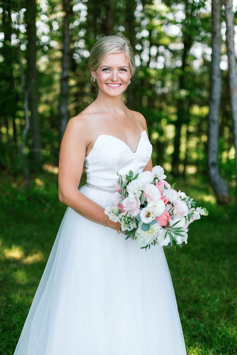 Organic, Preppy Northern Michigan Wedding | Carrie House Photography