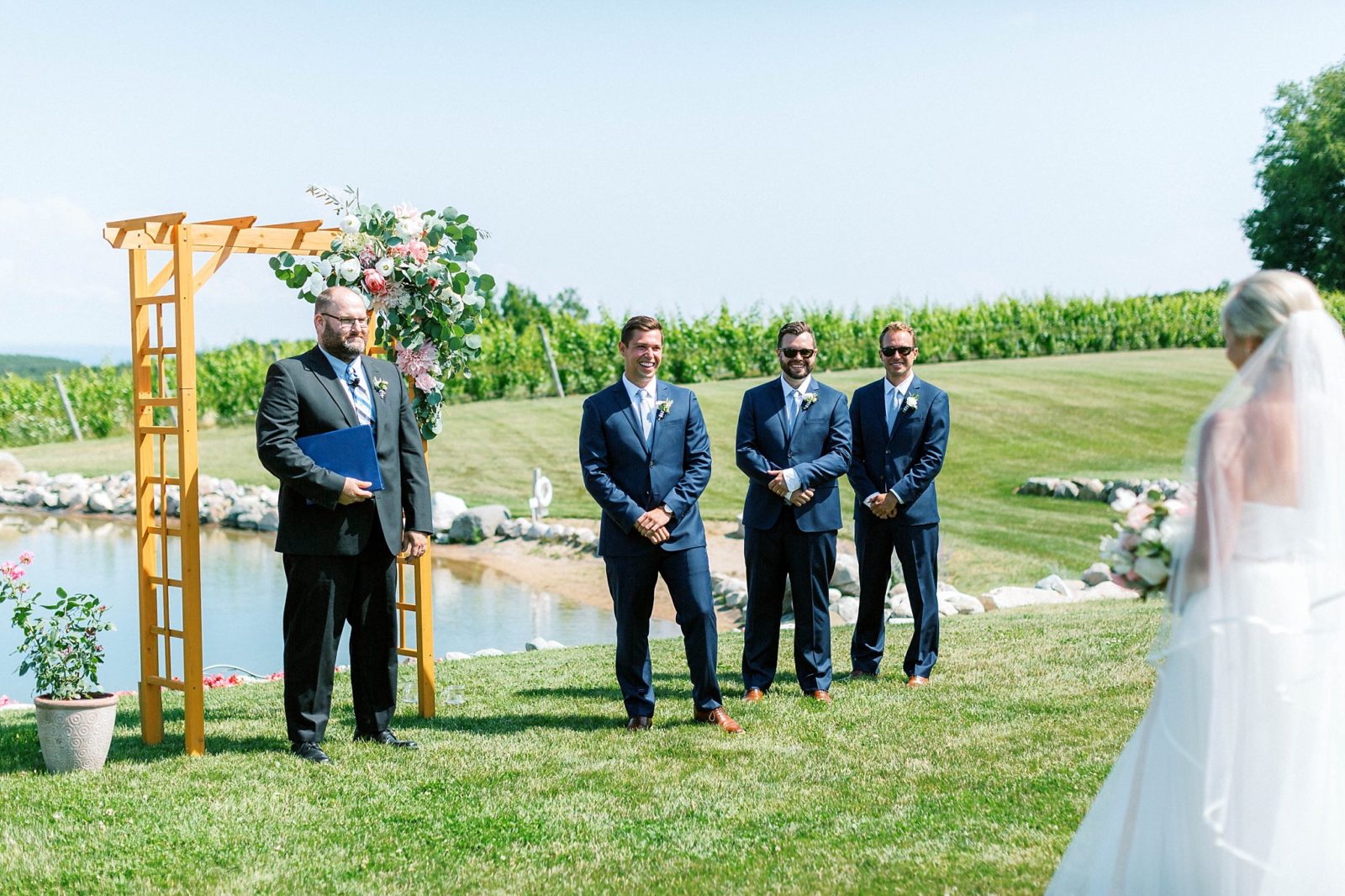 Organic, Preppy Northern Michigan Wedding | Carrie House Photography